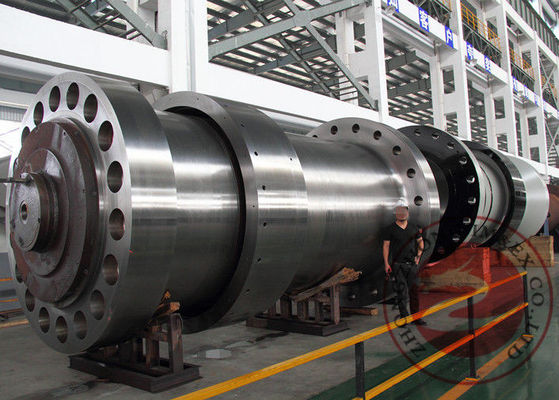 Forged Flange Spindle Steel Shaft Forgings ASTM A388 Hydroelectric ...
