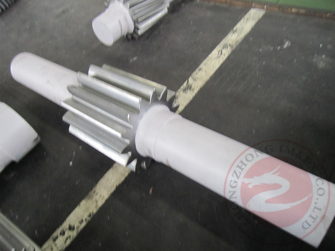 Forged shaft, gear shaft,ASTM DIN EN standard shafting forged gear ...